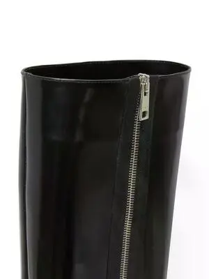 MSGM Pointed-toe Leather Boots