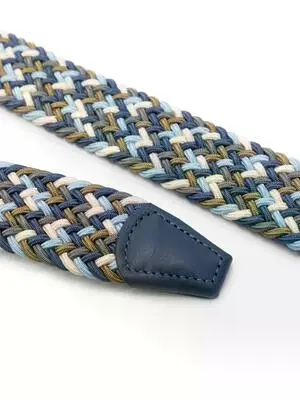 Anderson's Stretch-design Braided Belt - Blue