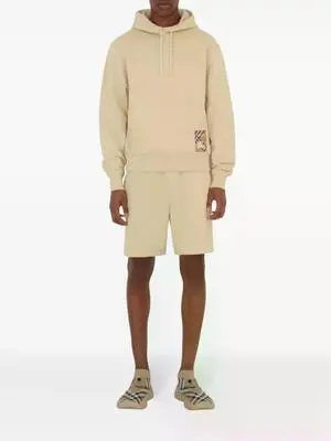 Burberry Vintage Check Cotton Jersey Track Shorts