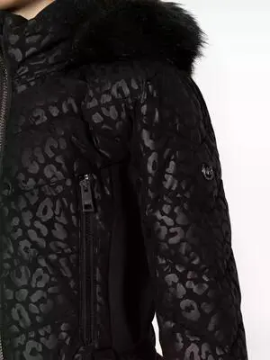 Michael Kors Leopard-print Puffer Coat