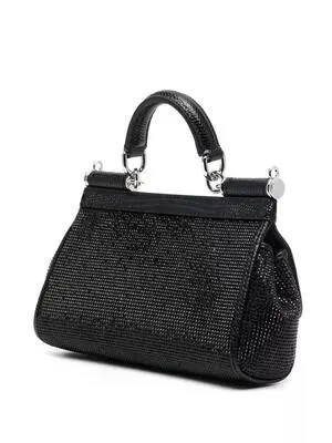 Dolce & Gabbana Sicily Rhinestone-embellished Shoulder Bag