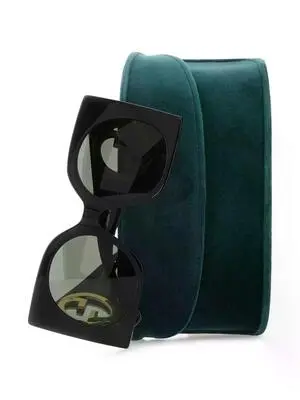 Gucci Logo-plaque Square-frame Sunglasses
