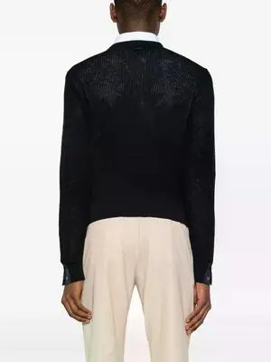 Thom Browne 4-bar Waffle-knit Jumper