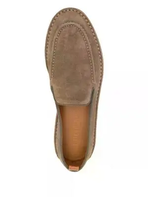 BUTTERO® Suede Loafers - Brown