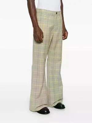 Marni Microcheck Virgin Wool-blend Trousers