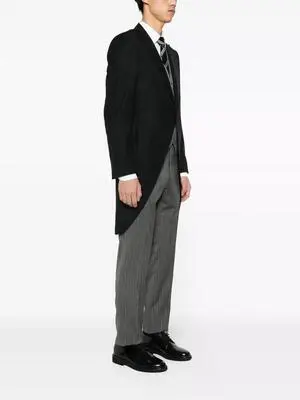 Canali Single-breasted Wool Suit - Black