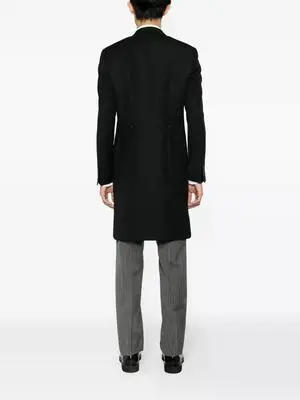 Canali Single-breasted Wool Suit - Black
