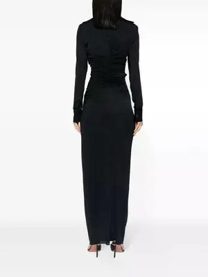 Christopher Esber Venus Plunging Maxi Dress - Black