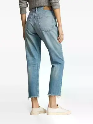 Polo Ralph Lauren Logo-tag High-rise Cropped Jeans
