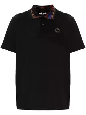Just Cavalli Logo-appliqué Polo Shirt