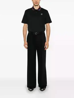 Just Cavalli Logo-appliqué Polo Shirt