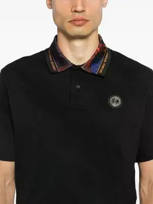 Just Cavalli Logo-appliqué Polo Shirt