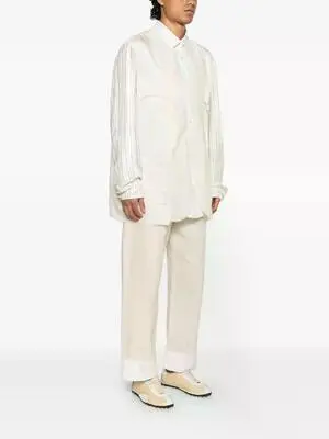 MAISON MARGIELA Striped Layered Overshirt
