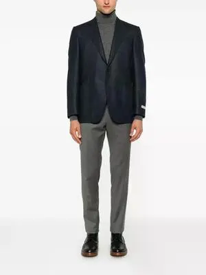 PT TORINO Tapered Virgin Wool Trousers - Grey