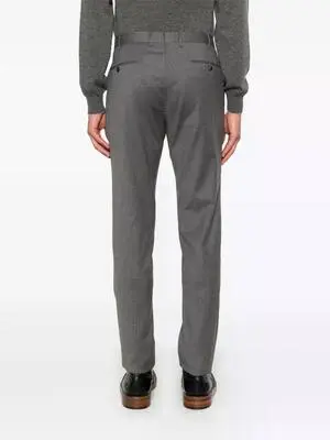 PT TORINO Tapered Virgin Wool Trousers - Grey