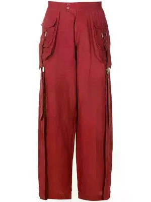AMIR SLAMA Wide-leg Cargo Trousers