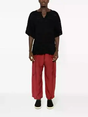 AMIR SLAMA Wide-leg Cargo Trousers
