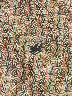 Etro Palm Tree-print Cotton T-shirt - Orange