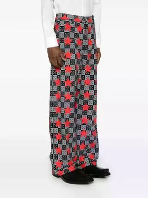 Off-White Arrows Print Straight Leg Jeans