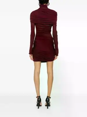 MUGLER Ruched Midi Dress