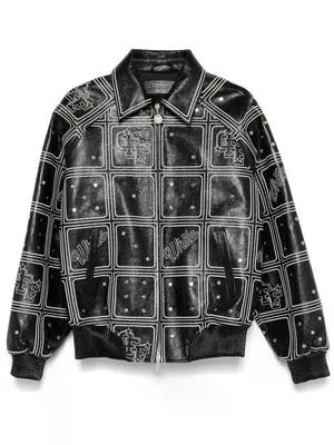 Off-White Dices Lea Varsity Jacket