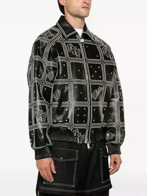 Off-White Dices Lea Varsity Jacket