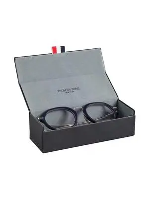 Thom Browne Round-frame Glasses - Blue