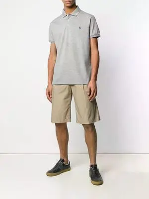 Polo Ralph Lauren Heather Stretch Cotton Logo Polo T-shirt - Grey