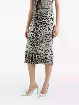 Dolce & Gabbana Leopard-print Midi Skirt
