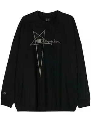 Rick Owens Logo-embroidered Sweatshirt