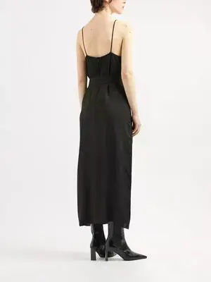 Armani Exchange Patterned Jacquard Maxi Dress