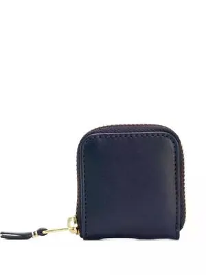 Comme Des Garçons Zip-around Leather Wallet - Blue