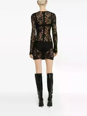 Dolce & Gabbana Semi-sheer Lace Minidress