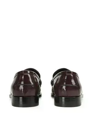 SERGIO ROSSI Sr Nora Leather Loafers