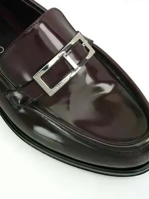 SERGIO ROSSI Sr Nora Leather Loafers