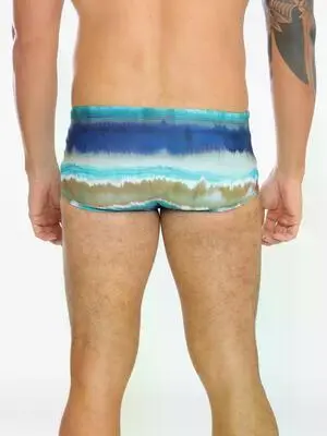 AMIR SLAMA Tie-dye Swim Briefs