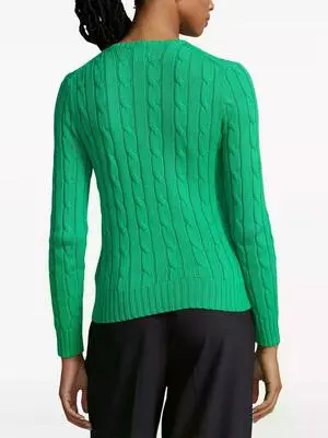 Polo Ralph Lauren Cable-knit Cotton Sweatshirt - Green