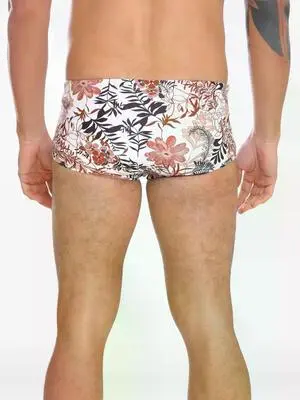 AMIR SLAMA Floral-print Swim Briefs