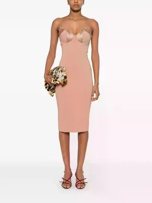 Elisabetta Franchi Bow-embellished Midi Dress