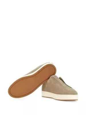 Hogan Logo Slip-on Sneakers - Neutrals