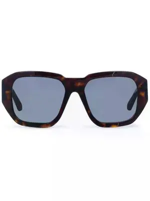 FACE.HIDE Broken Cosmo Sunglasses - Brown