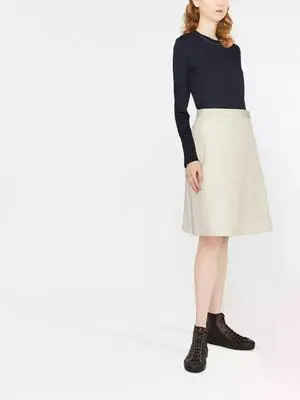 Fabiana Filippi Contrast-trimmed Crew Neck Sweater