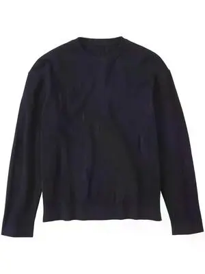 Closed Crew-neck Fine-knit Jumper