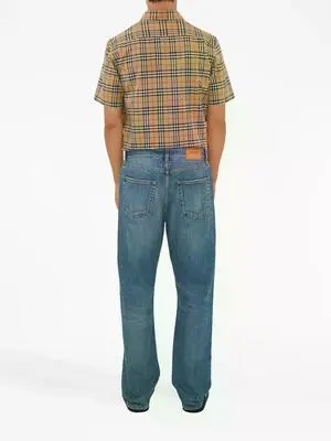 Burberry Nova-check Pattern Cotton Shirt