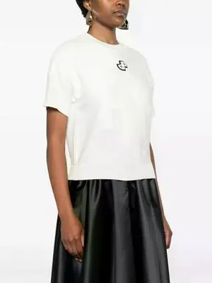 PATOU 3d-knit Short-sleeved Jumper
