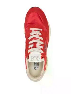 AUTRY Reelwind Suede Sneakers - Red