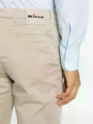 Kiton Mid-rise Chinos - Neutrals