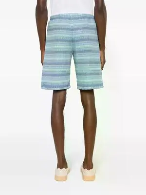 AMIR SLAMA Striped Cotton Shorts
