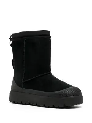 UGG Classic Short Weather Hybrid Suede Boots - Black