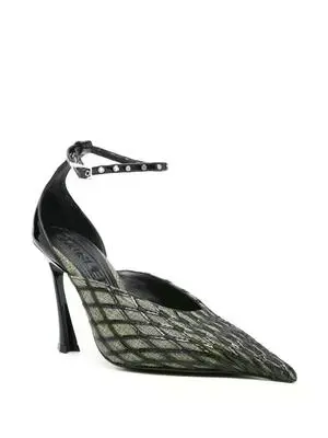 MUGLER 100mm Diamond-pattern Mules